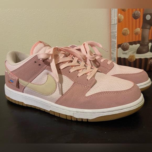 Nike | Shoes | Nike Dunks Light Pink Teddy Bear | Poshmark
